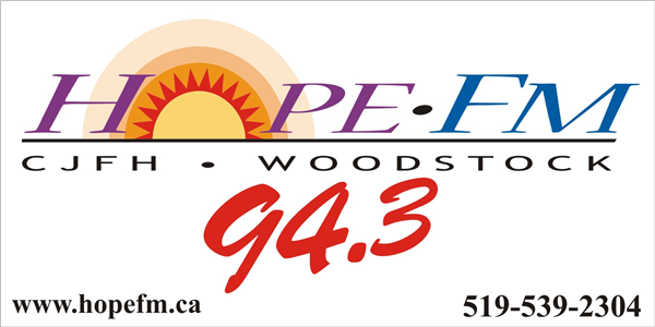 Hope FM, CJFH-FM 94.3 FM, Woodstock, Canada | Free Internet Radio | TuneIn